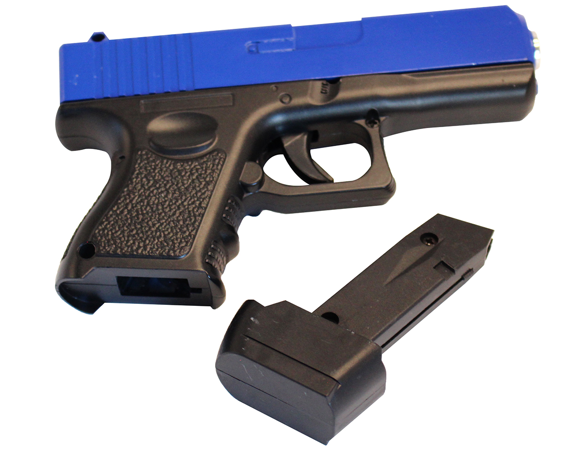 G16 Galaxy Airsoft Metal Spring Pistol - Two Tone - Trimex Wholesale UK