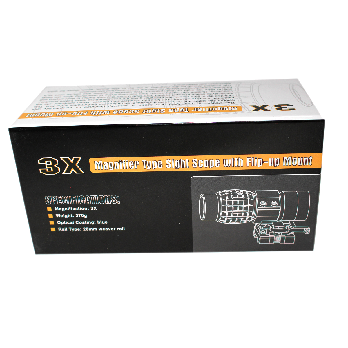 Magnifier Scope x4 Tactical Sight - Trimex Wholesale UK