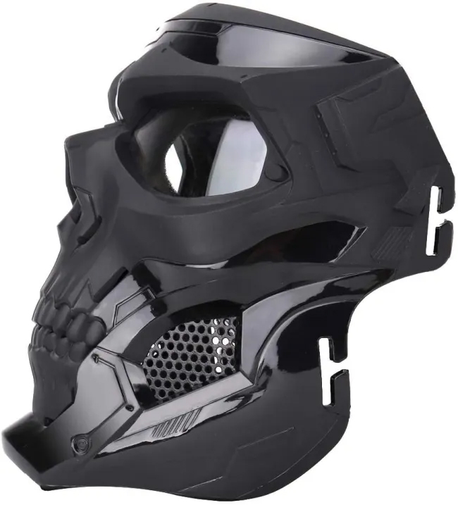 Skull Messenger Airsoft Mask Black - Trimex Wholesale UK