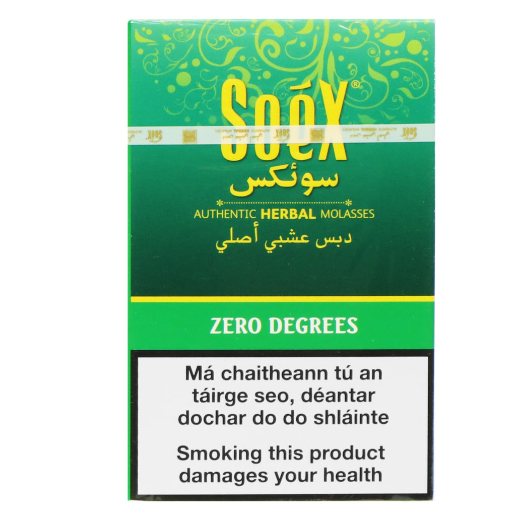 SOEX ZERO DEGREES MINT PACK 10 OF 50 GRAM - Trimex Wholesale UK