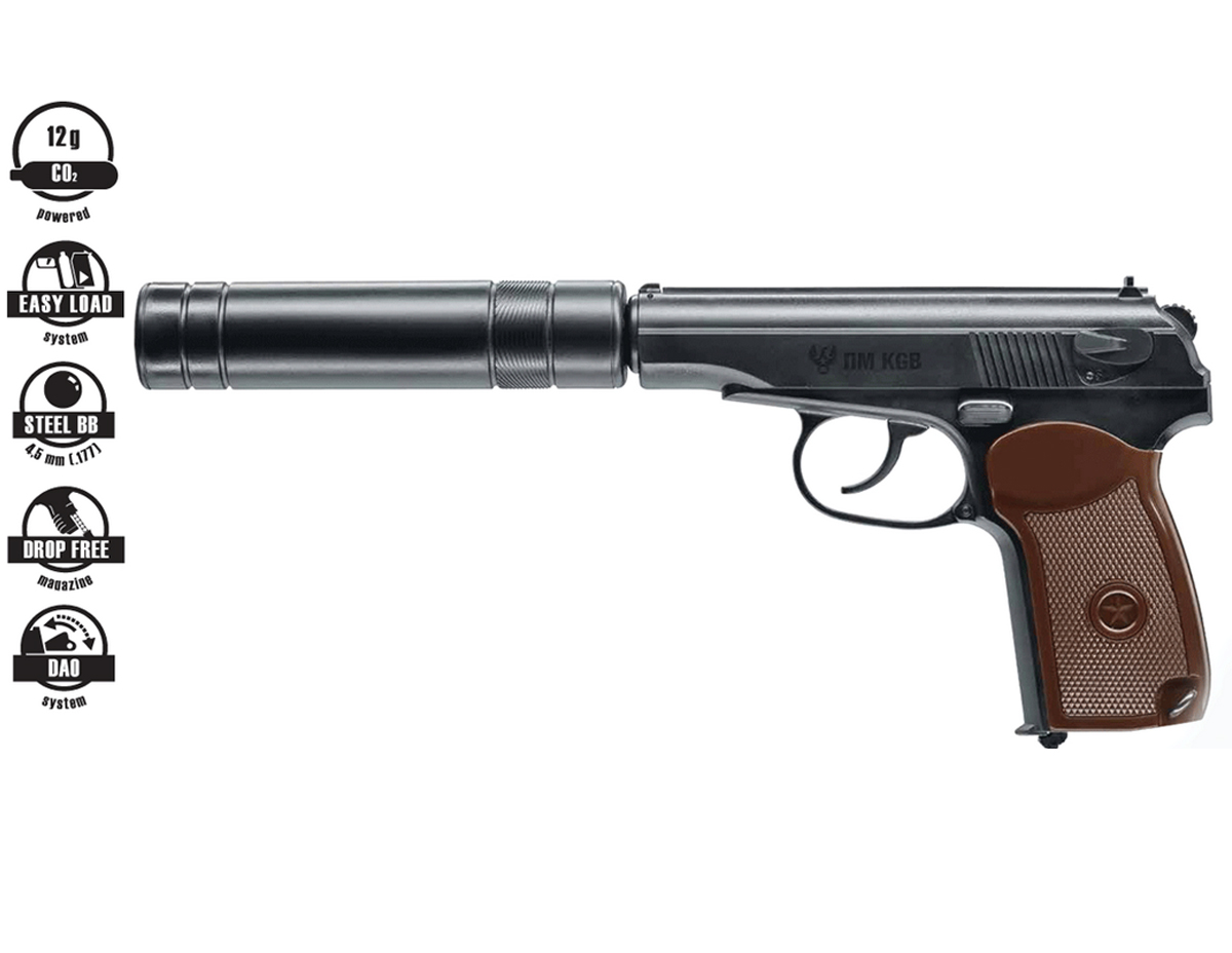 UMAREX LEGENDS PM KGB 4.5 BB AIR PISTOL - Trimex Wholesale UK