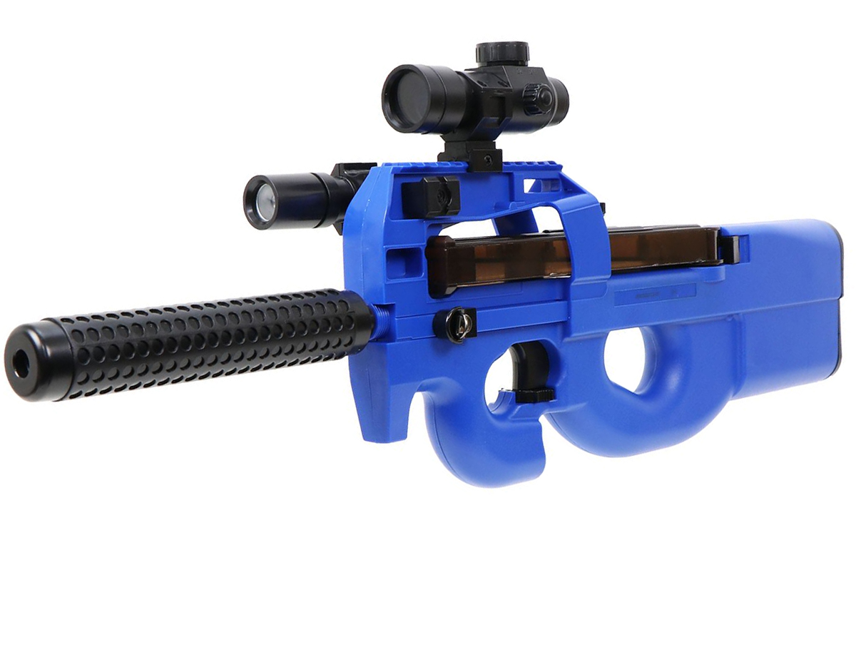 WELL D90H D90 Airsoft Electric Rifle Two-Tone Blue - Trimex Wholesale UK