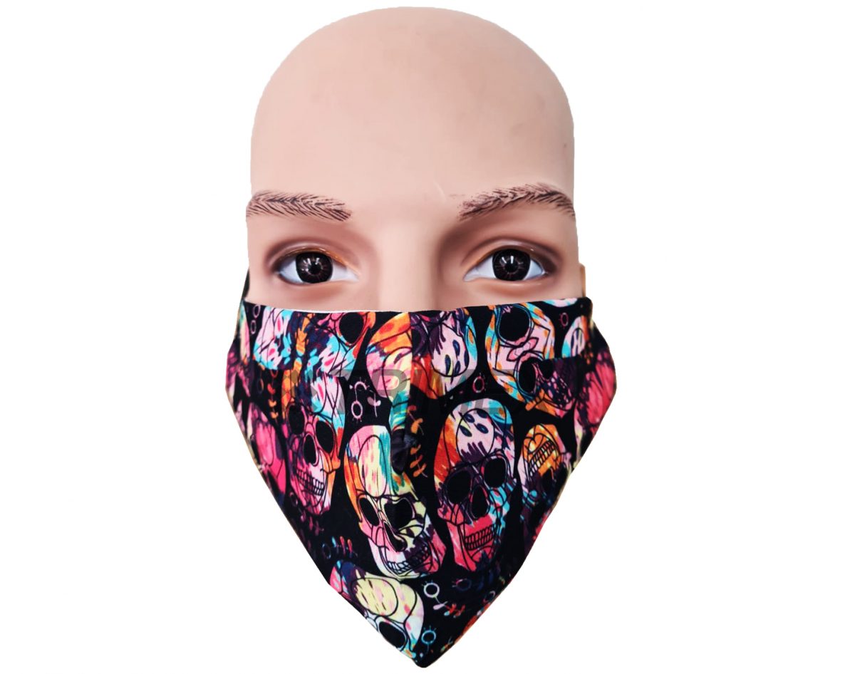 Fashion Textile Multi Skull Mask - Trimex Wholesale UK