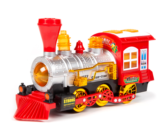 B968A BATTERY OPERATED BUMP N GO BUBBLE TRAIN - Trimex Wholesale UK