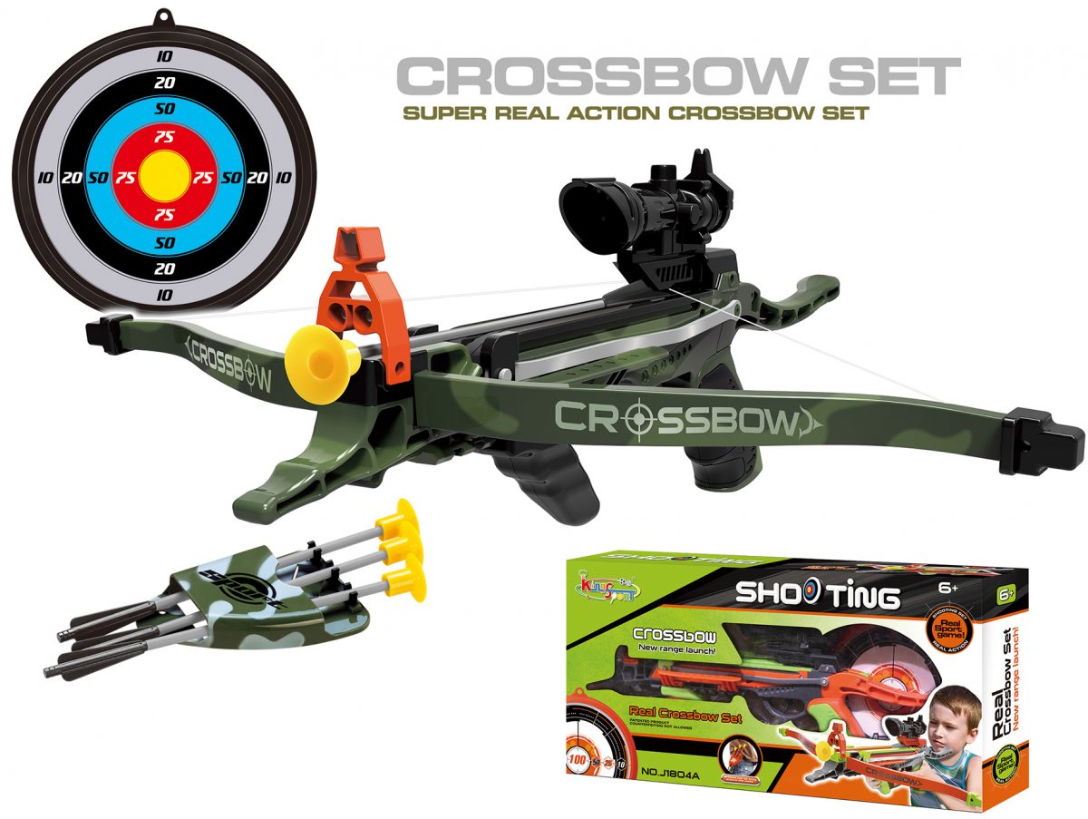 J1804B KIDS CROSSBOW SET - Trimex Wholesale UK
