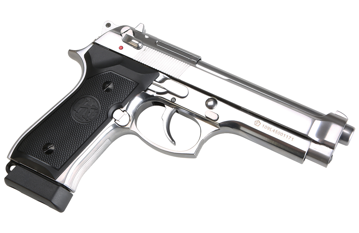 KL 92 Silver 4.5mm CO2 Blowback Air Pistol With Hard Case - Trimex ...