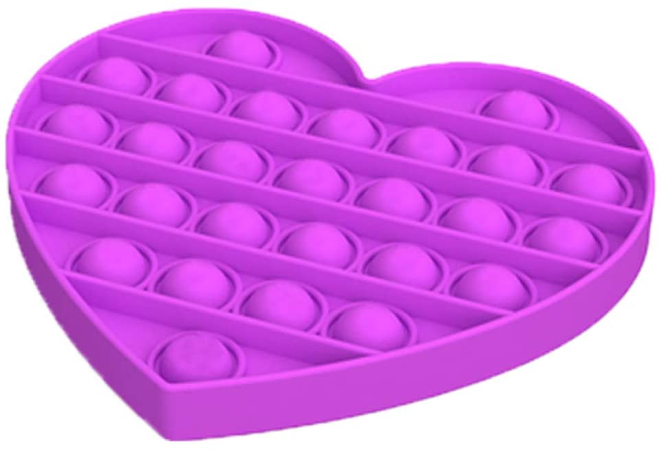 HEART BUBBLE POPPING SENSORY DE-STRESS TOY - Trimex Wholesale UK