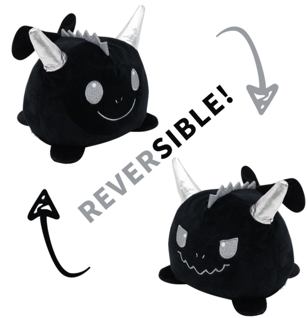 AM01 MULTICOLOUR REVERSIBLE ANIMAL MOODEES TOY - Trimex Wholesale UK
