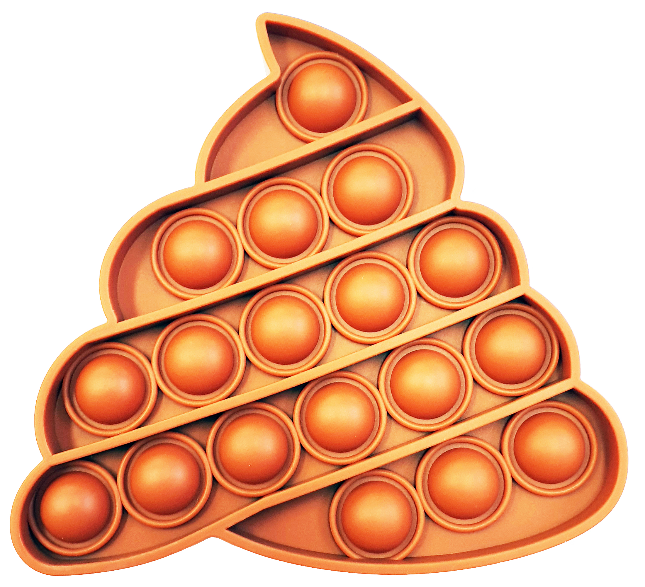 Poop Brown BUBBLE POPPING SENSORY DE-STRESS TOY - Trimex Wholesale UK