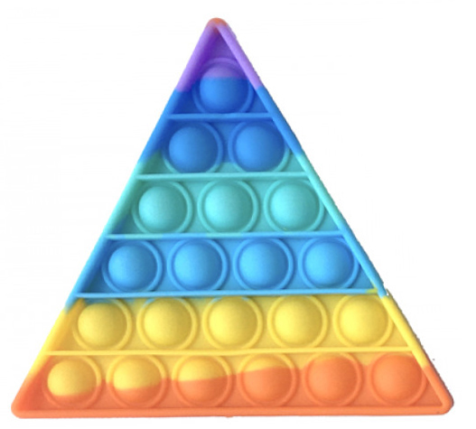 Triangle BUBBLE POPPING SENSORY DE-STRESS TOY - Trimex Wholesale UK