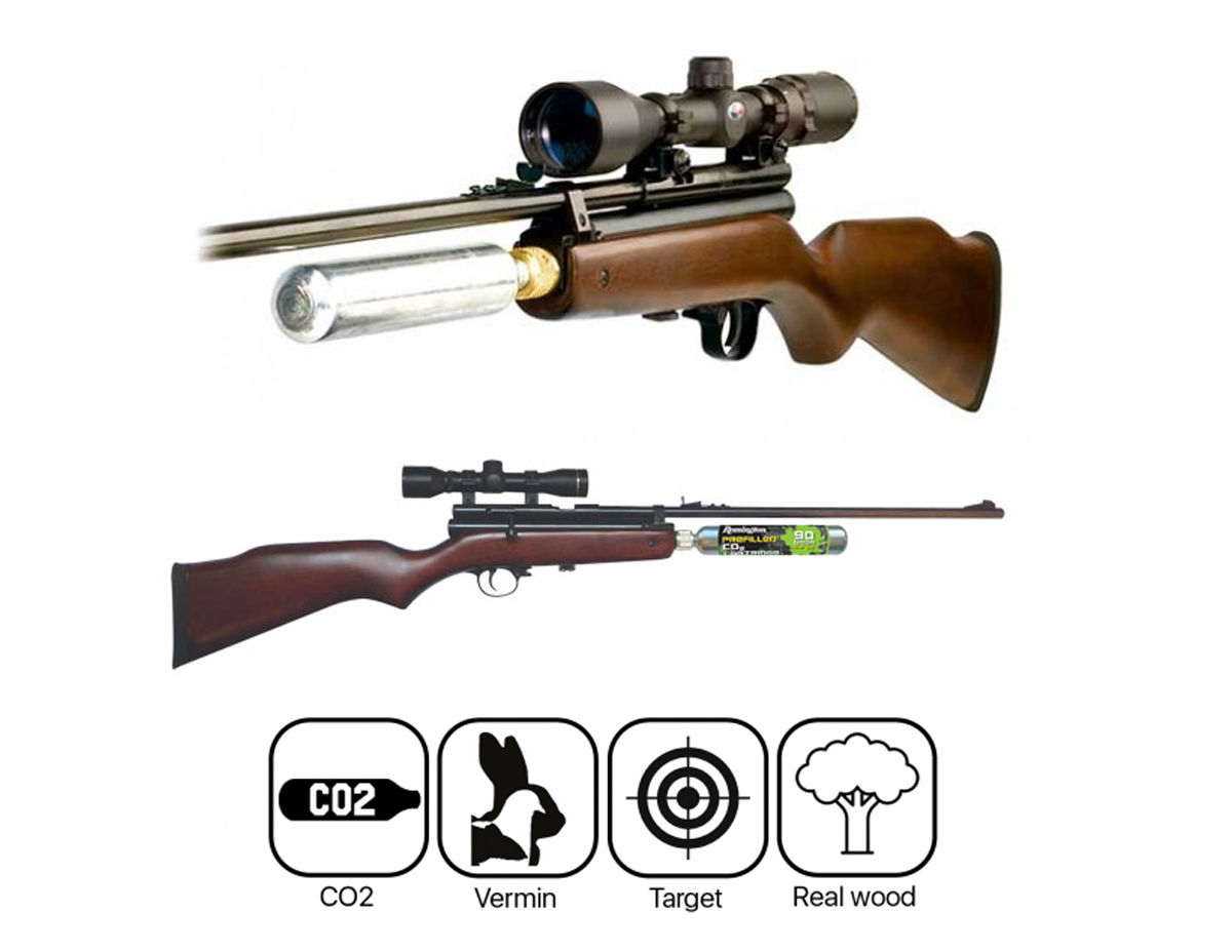SMK XS79 Co2 88 Air Rifle .22 - Trimex Wholesale UK