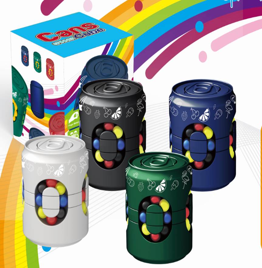 Fidget Circle Puzzle Cans Cube - Trimex Wholesale UK