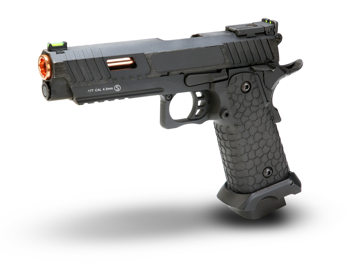 KL Baba Yaga Combat Master Hi-Capa CO2 Blowback Air Pistol – Hard Case ...