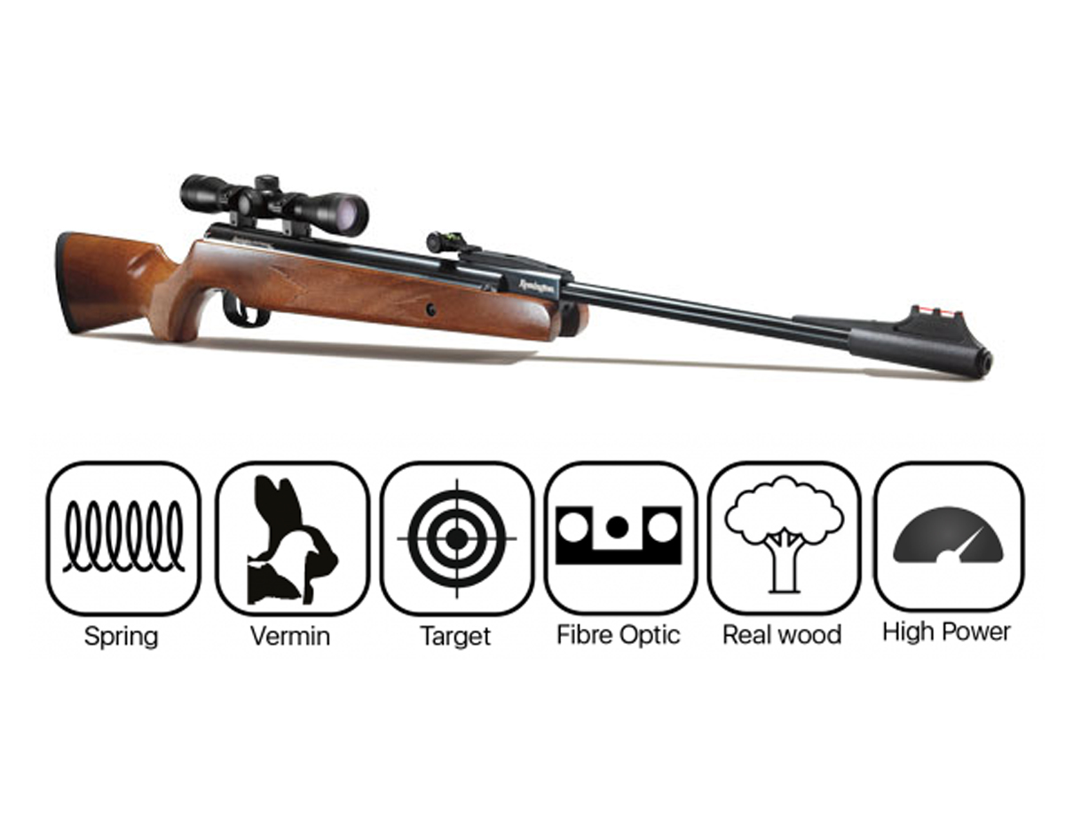REMINGTON EXPRESS COMPACT AIR RIFLE WITH SCOPE .22 - Trimex Wholesale UK