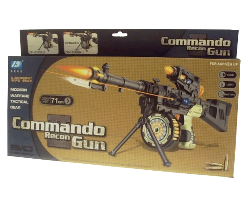 12218 Battery Operated Commando Recon Toy Gun - Trimex Wholesale UK