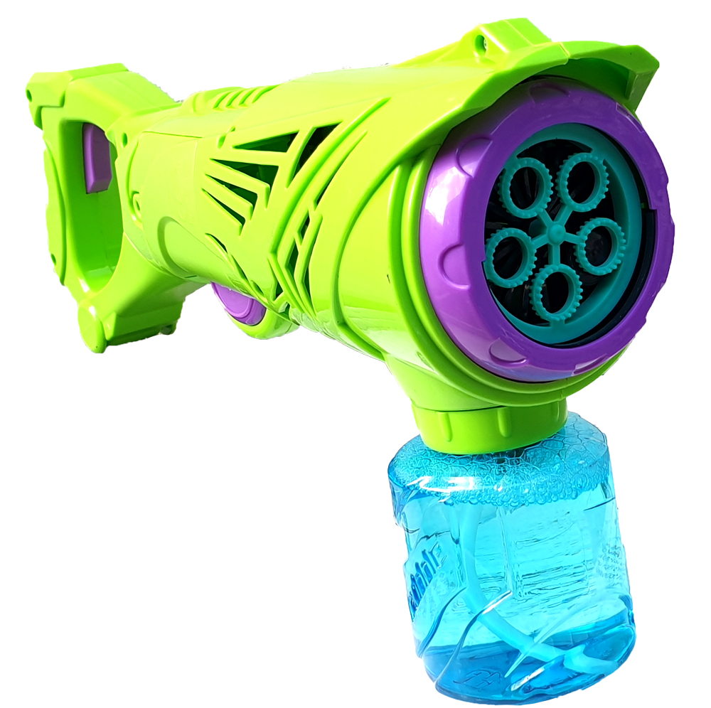 P81158 Battery Operated Fun Cannon Bubble Gun - Trimex Wholesale UK