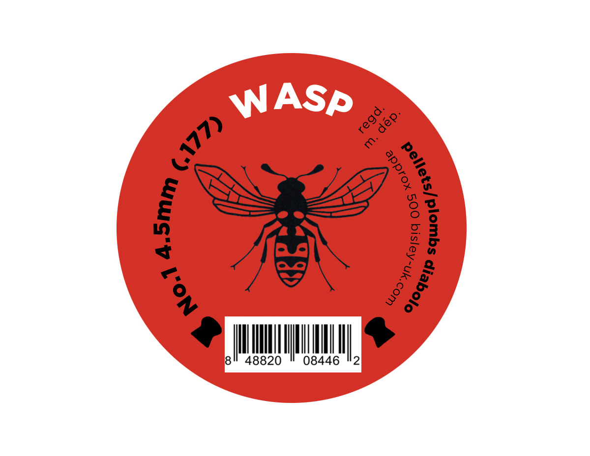 WASP NO1 RED AIR RIFLE PELLETS 500 4.5MM DOMED .177 - Trimex Wholesale UK