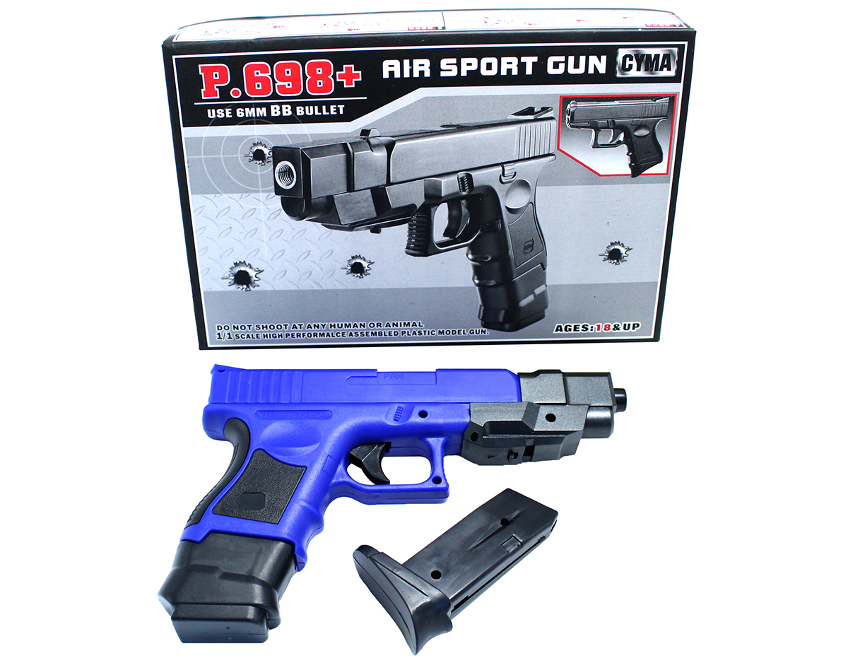 P698+ Cyma Airsoft Spring Pistol - Two Tone - Trimex Wholesale UK