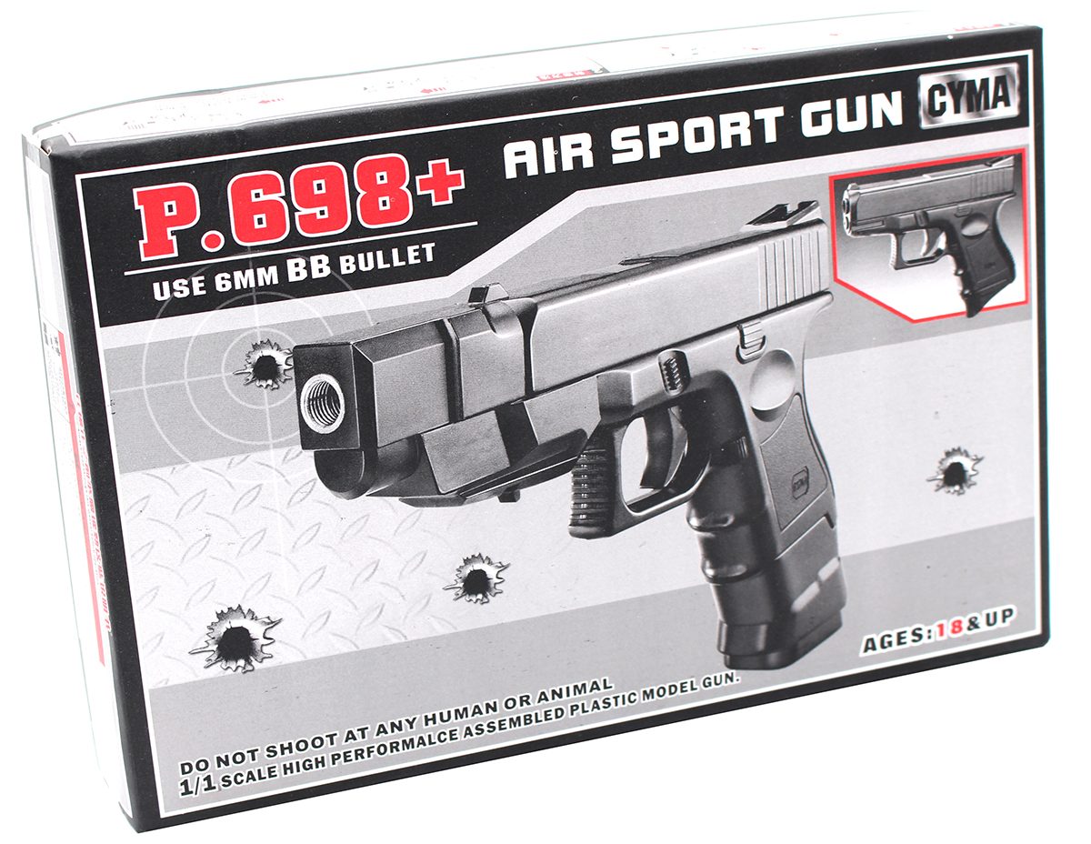 P698+ Cyma Airsoft Spring Pistol - Two Tone - Trimex Wholesale UK