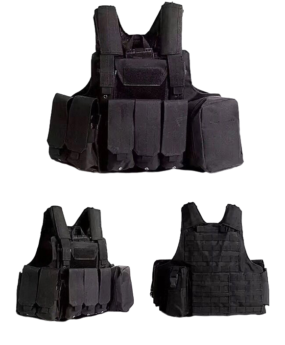 Trimex V005 Tactical Vest Black - Trimex Wholesale UK