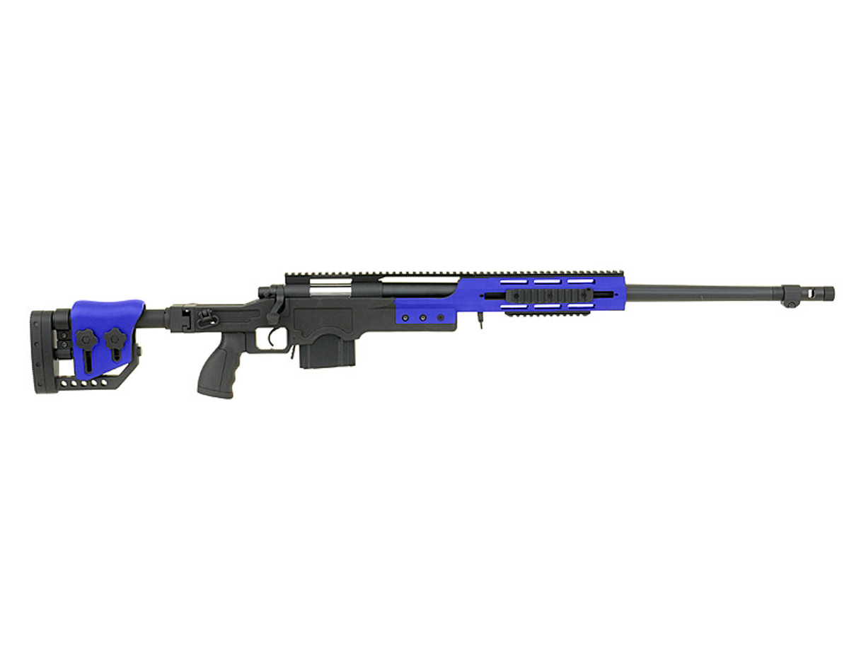 Well MB4411A Spring Powered Airsoft Sniper Rifle Two Tone Black And ...
