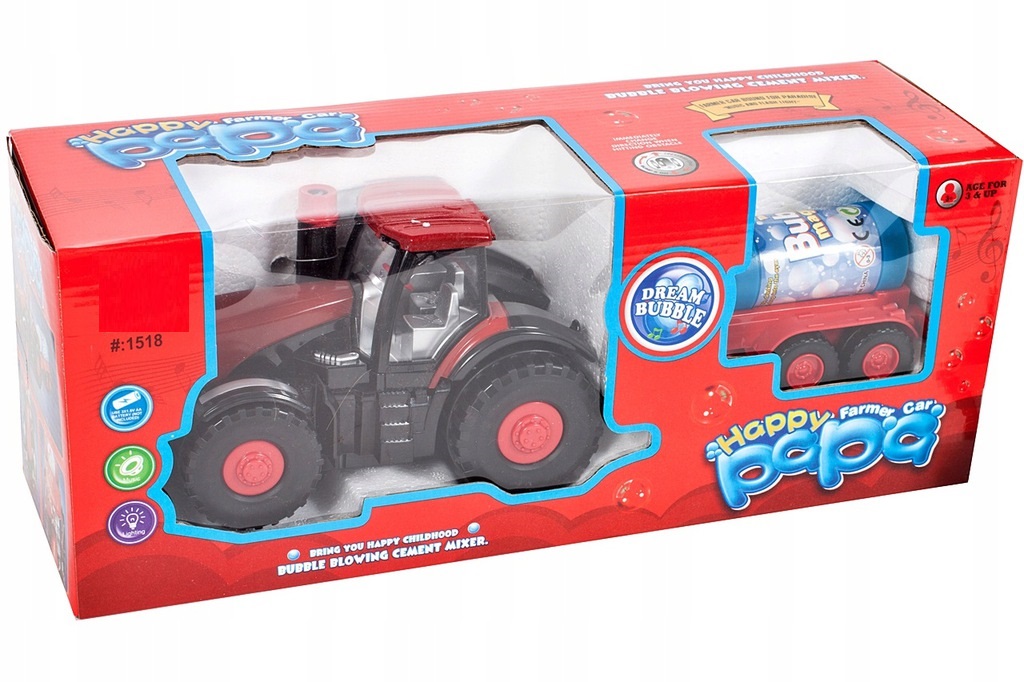 1518 Battery operated Bubble Tractor - Trimex Wholesale UK