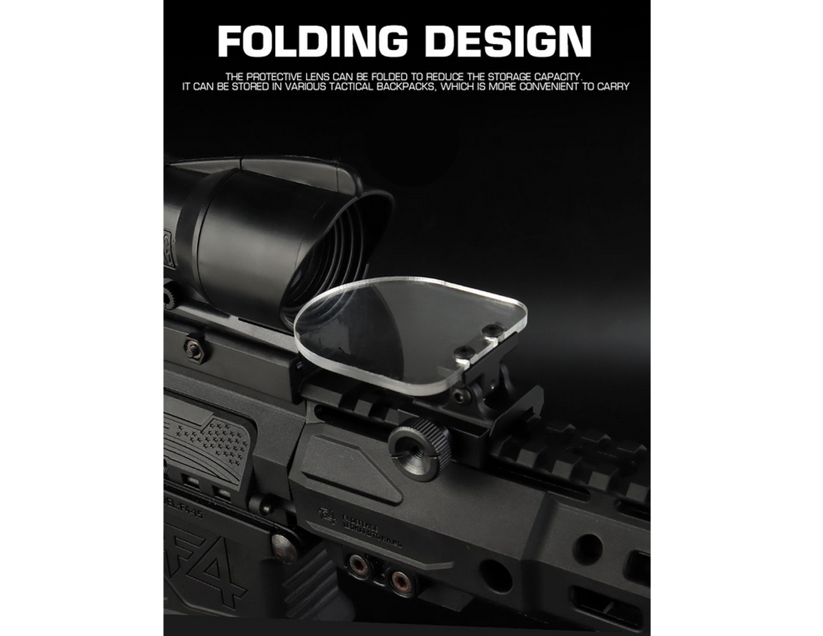 FLIP-UP QD SCOPE LENS AND SIGHT SHIELD PROTECTOR BLACK - Trimex ...