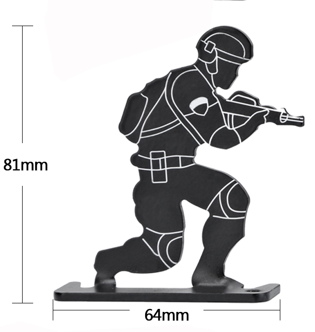 WST SOLDIER METAL TARGET - Trimex Wholesale UK