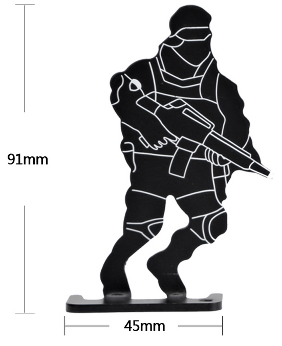 WST SOLDIER METAL TARGET - Trimex Wholesale UK