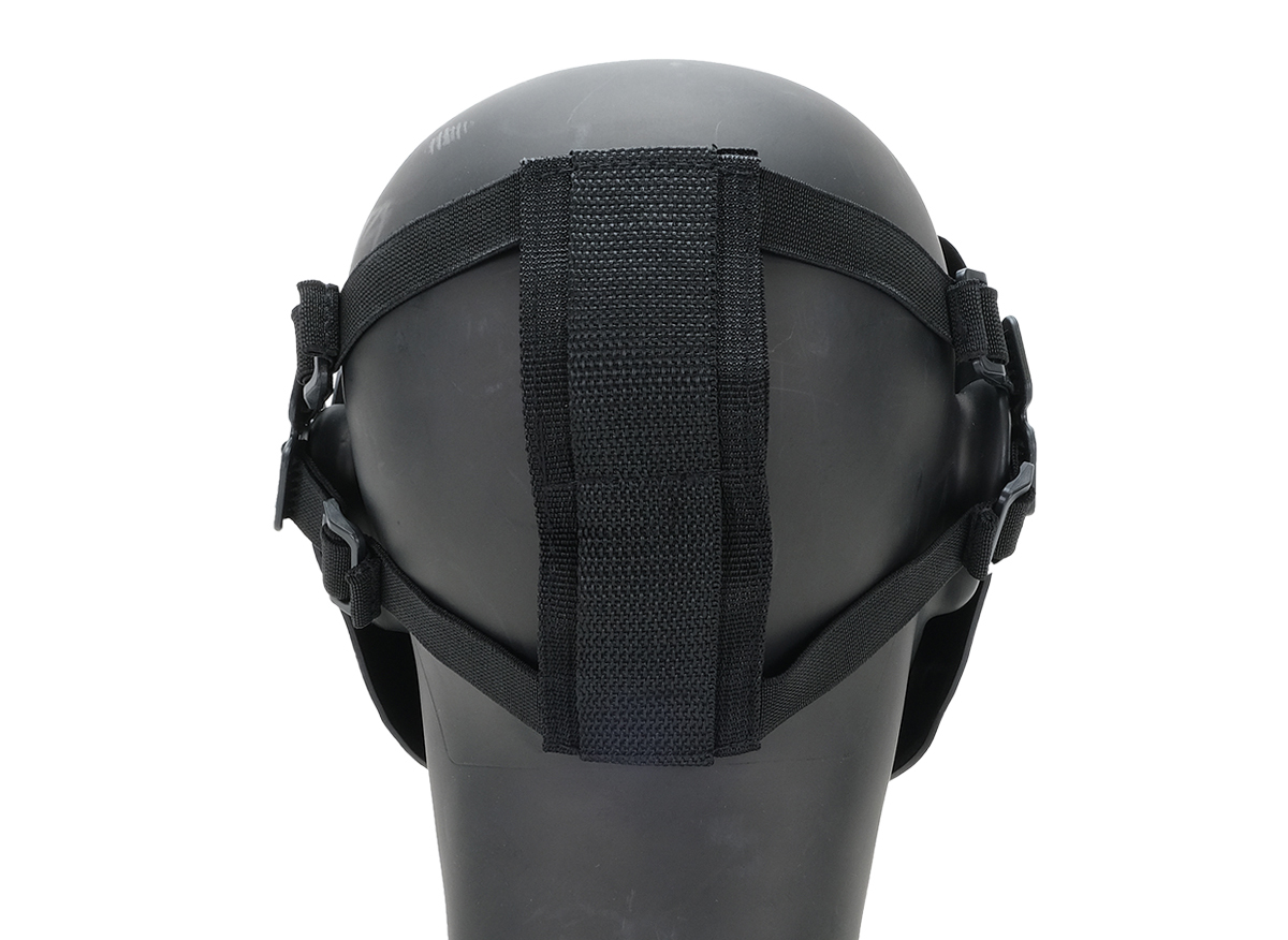 SRC FULL FACE SKULL AIRSOFT MASK V2 BLACK WITH ROUND HOLES - Trimex ...