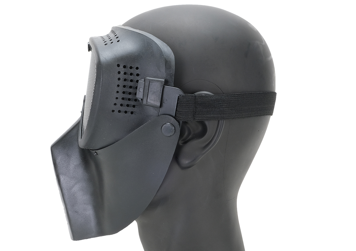 SRC FULL FACE FLY AIRSOFT MASK V2 BLACK WITH ROUND HOLES - Trimex ...
