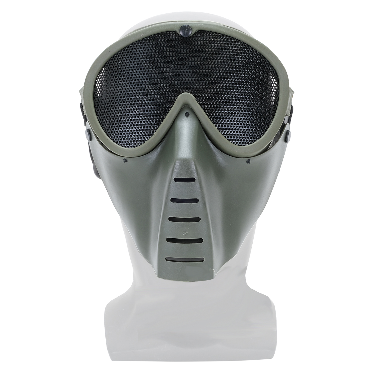 SRC FULL FACE FLY AIRSOFT MASK V2 DARK GREEN WITH ROUND HOLES - Trimex ...