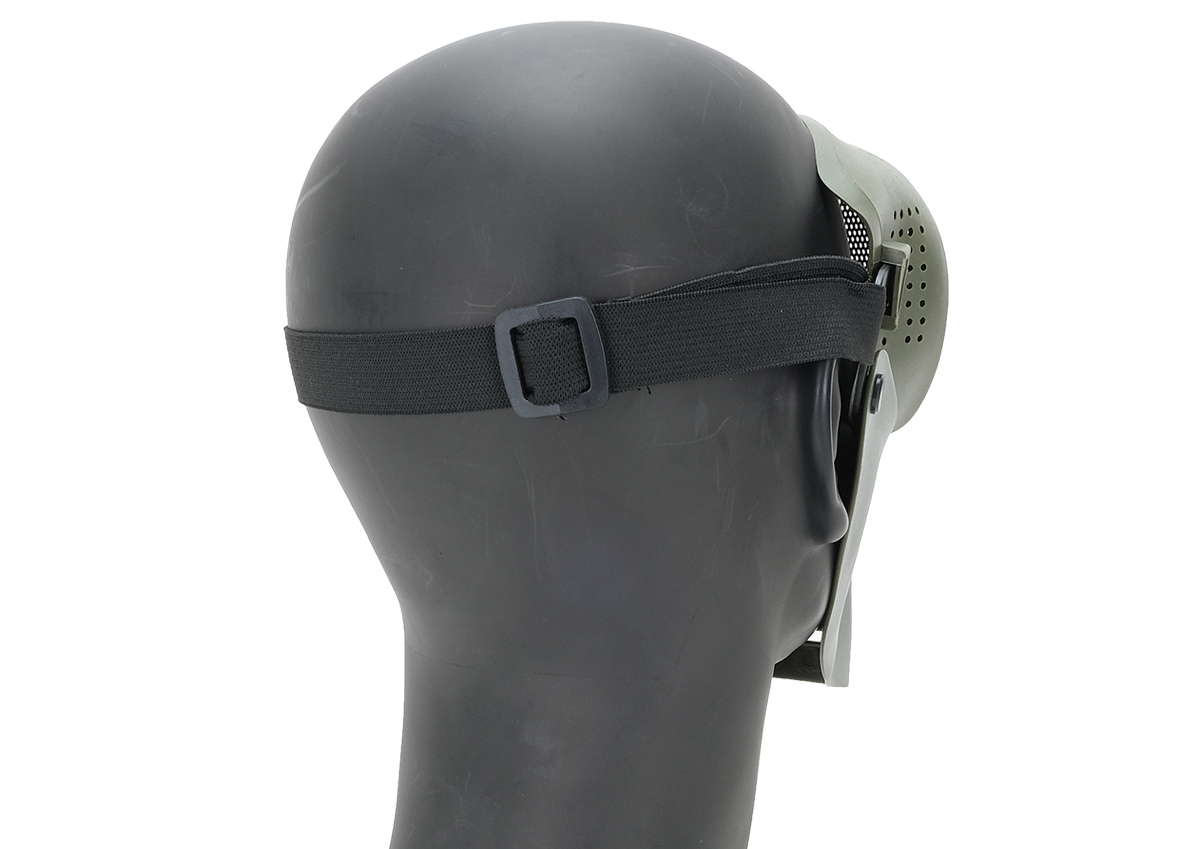 SRC FULL FACE FLY AIRSOFT MASK V2 DARK GREEN WITH ROUND HOLES - Trimex ...