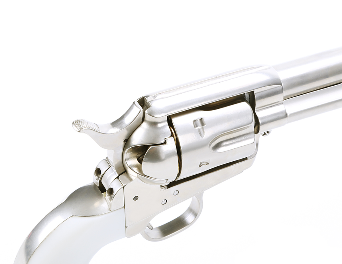 King Arms SAA .45 Peacemaker Airsoft Gas Revolver S – Silver - Trimex ...