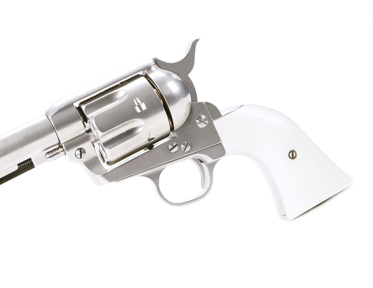 King Arms SAA .45 Peacemaker Airsoft Gas Revolver S – Silver - Trimex ...