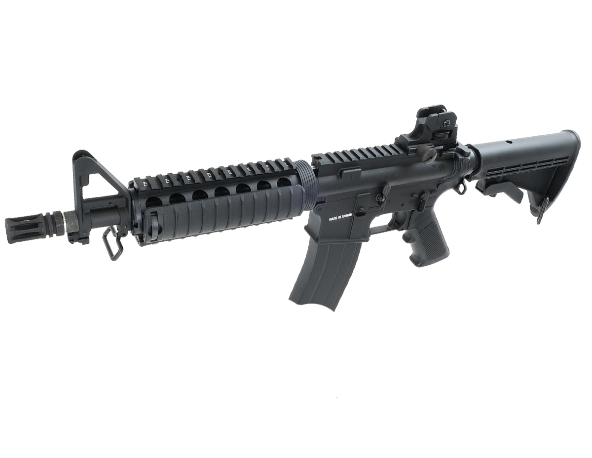 KJ WORKS M4 V3 II CQB GAS AIRSOFT GUN WITH STANDARD MAG - Trimex ...