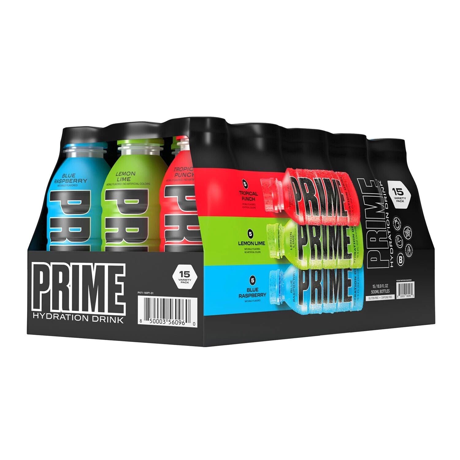 USA Prime Hydration Sports Drink Pack of 15 - Variety Pack - Trimex ...