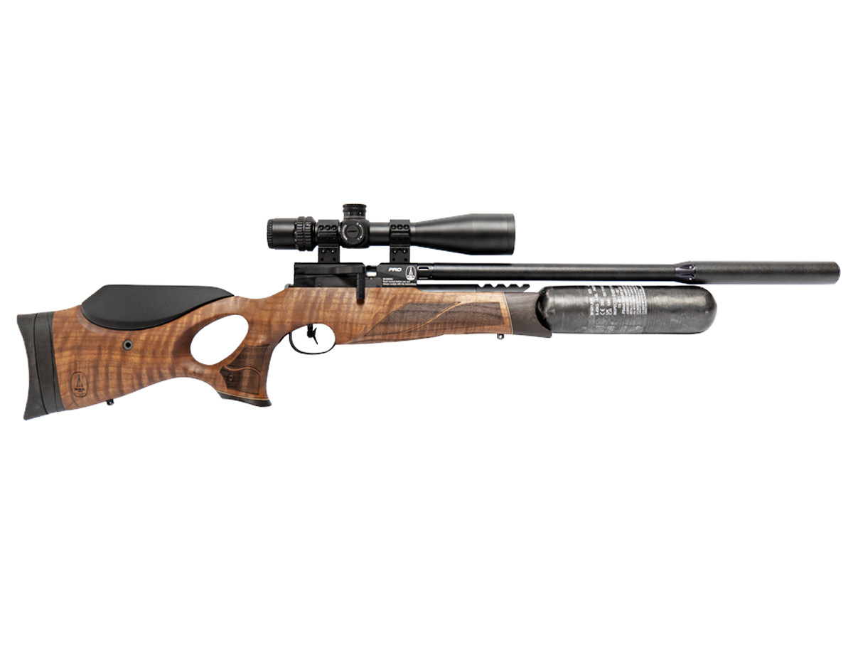 BSA R12 CLX PRO REGULATED SIDE LEVER PCP AIR RIFLE WALNUT STOCK .177 ...