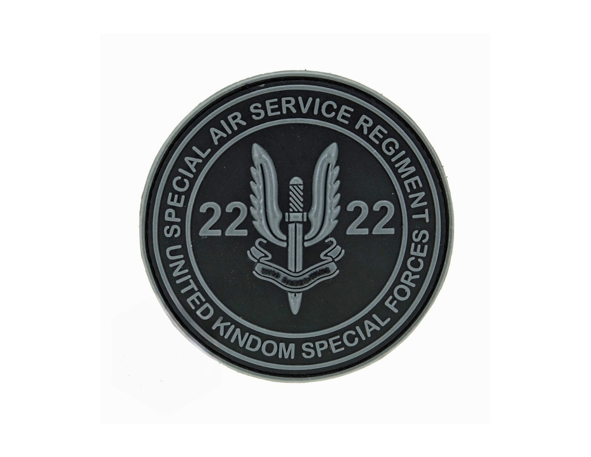UK SPECIAL AIR SERVICE PVC PATCH BLACK UKSF-BLACK - Trimex Wholesale UK