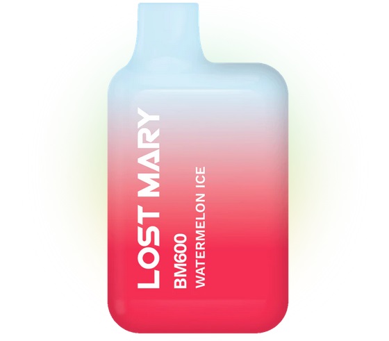LOST MARY BM600 600 PUFFS DISPOSABLE VAPE PACK OF 10 – Watermelon Ice - Trimex Wholesale UK