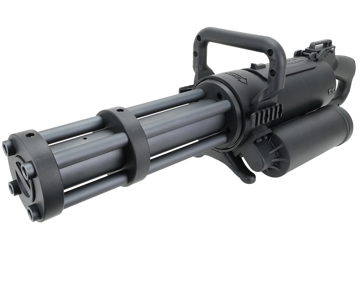 CLASSIC ARMY M133 MINI VULCAN ROTATING MULTI-BARREL AIRSOFT AEG MINI ...
