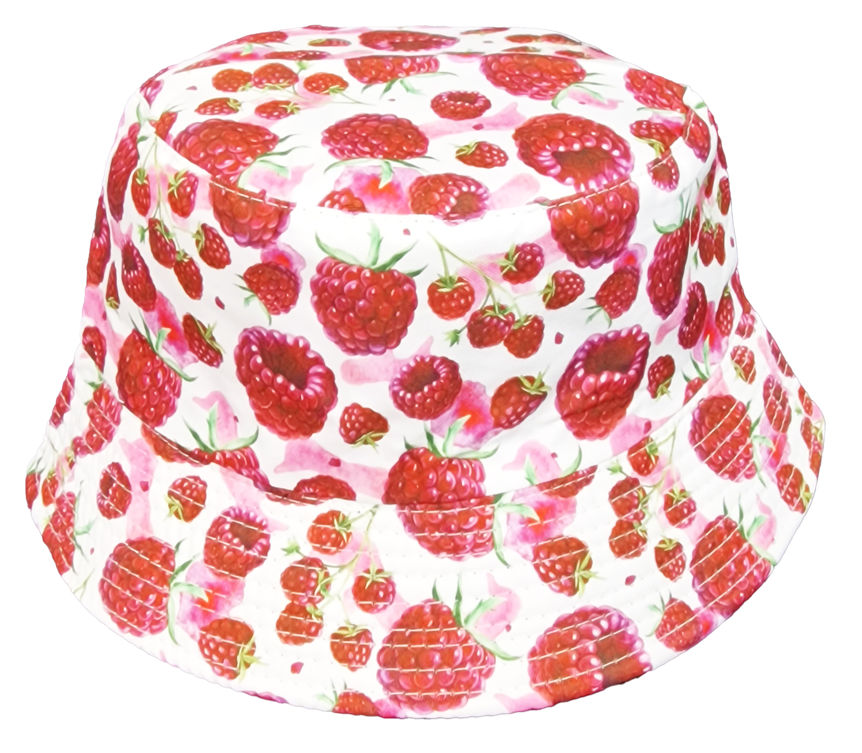 499-16 RASPBERRY REVERSABLE SUMMER BUCKET HAT - Trimex Wholesale UK