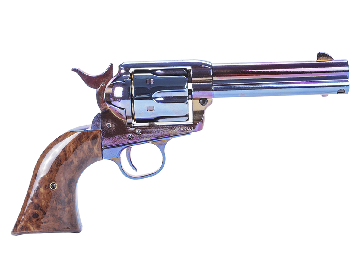 King Arms SAA .45 Peacemaker Airsoft Gas Revolver S V2 – Blue - Trimex ...