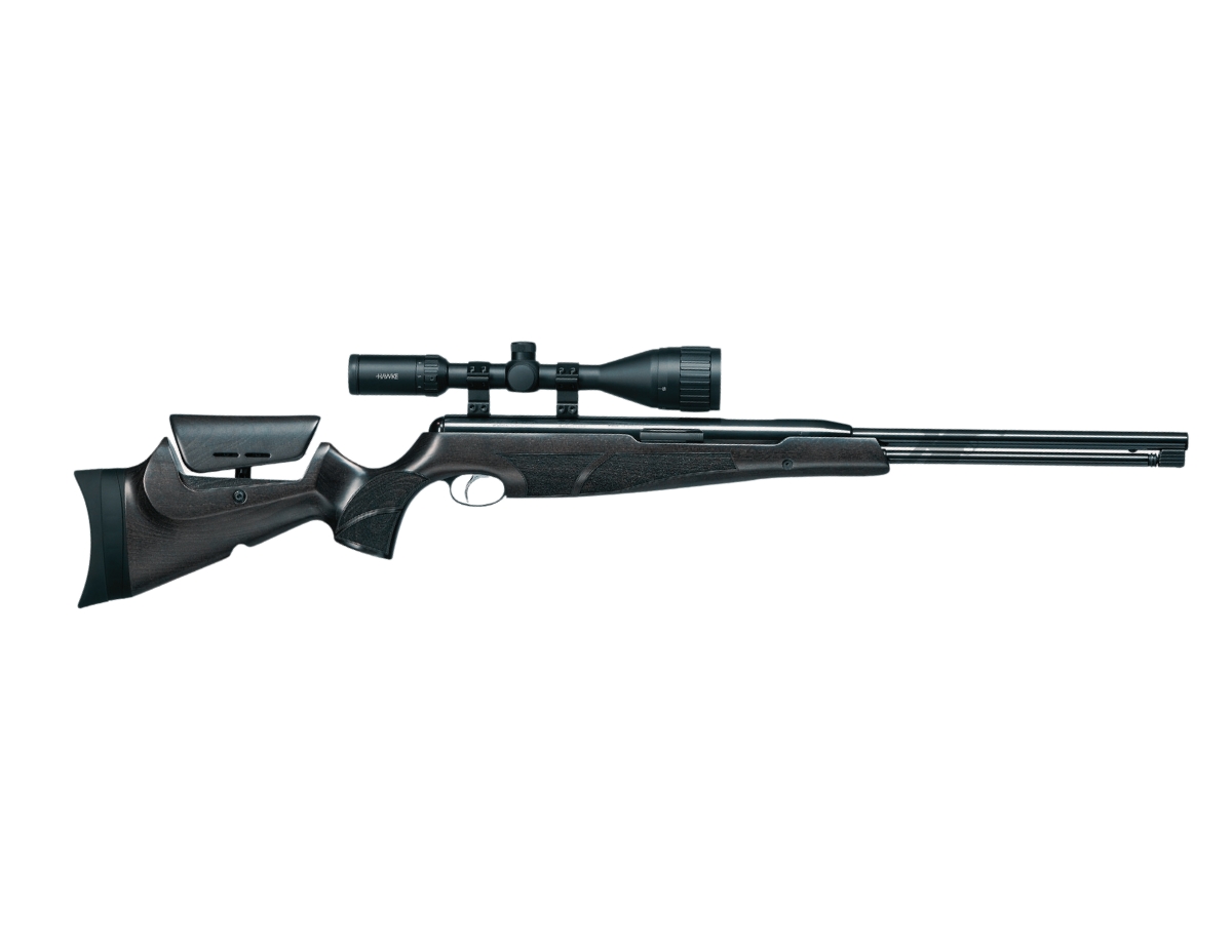 AIRARMS TX200 ULTIMATE SPRINGER AIR RIFLE STAINED BLACK .22 - Trimex ...