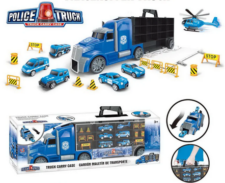 666-02G POLICE TRUCK PLAY SET - Trimex Wholesale UK