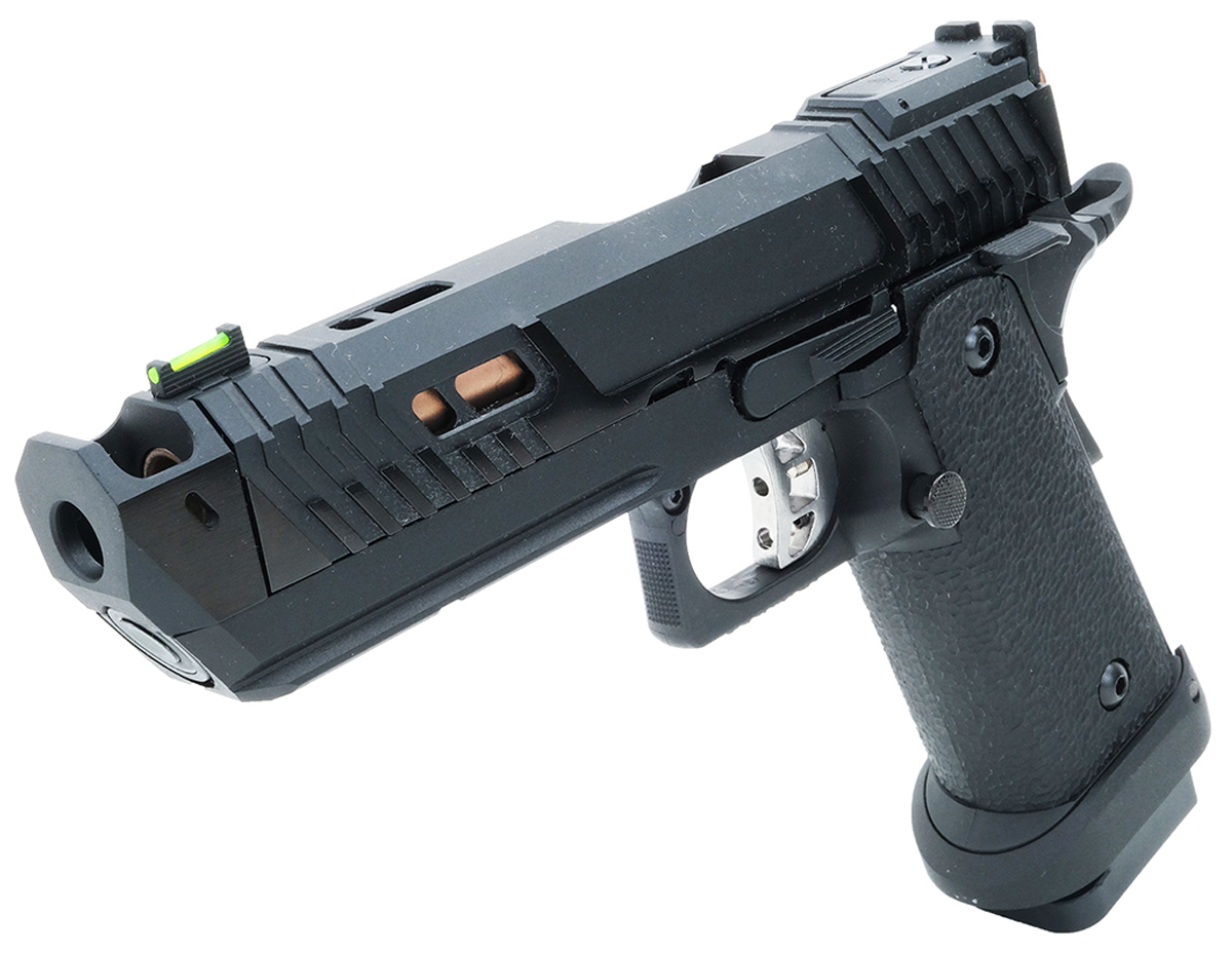 SRC Night Viper JW4 Hi-Capa Gas Airsoft Pistol Black With Hard Case ...