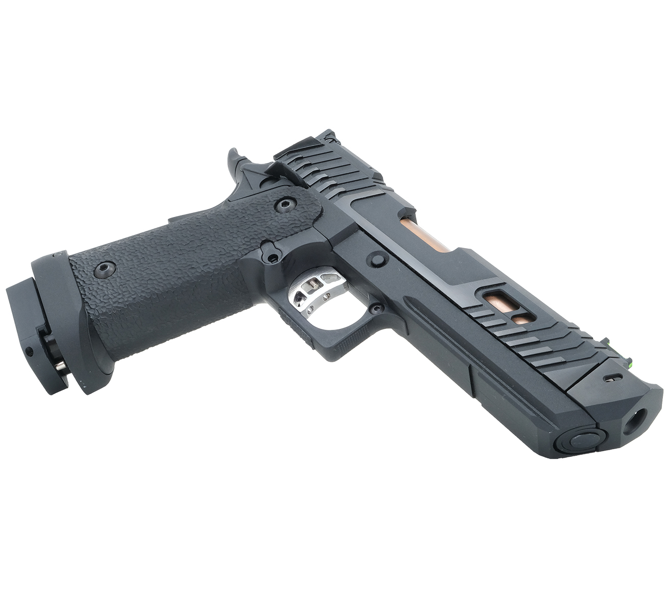 SRC Night Viper JW4 Hi-Capa Gas Airsoft Pistol Black With Hard Case ...