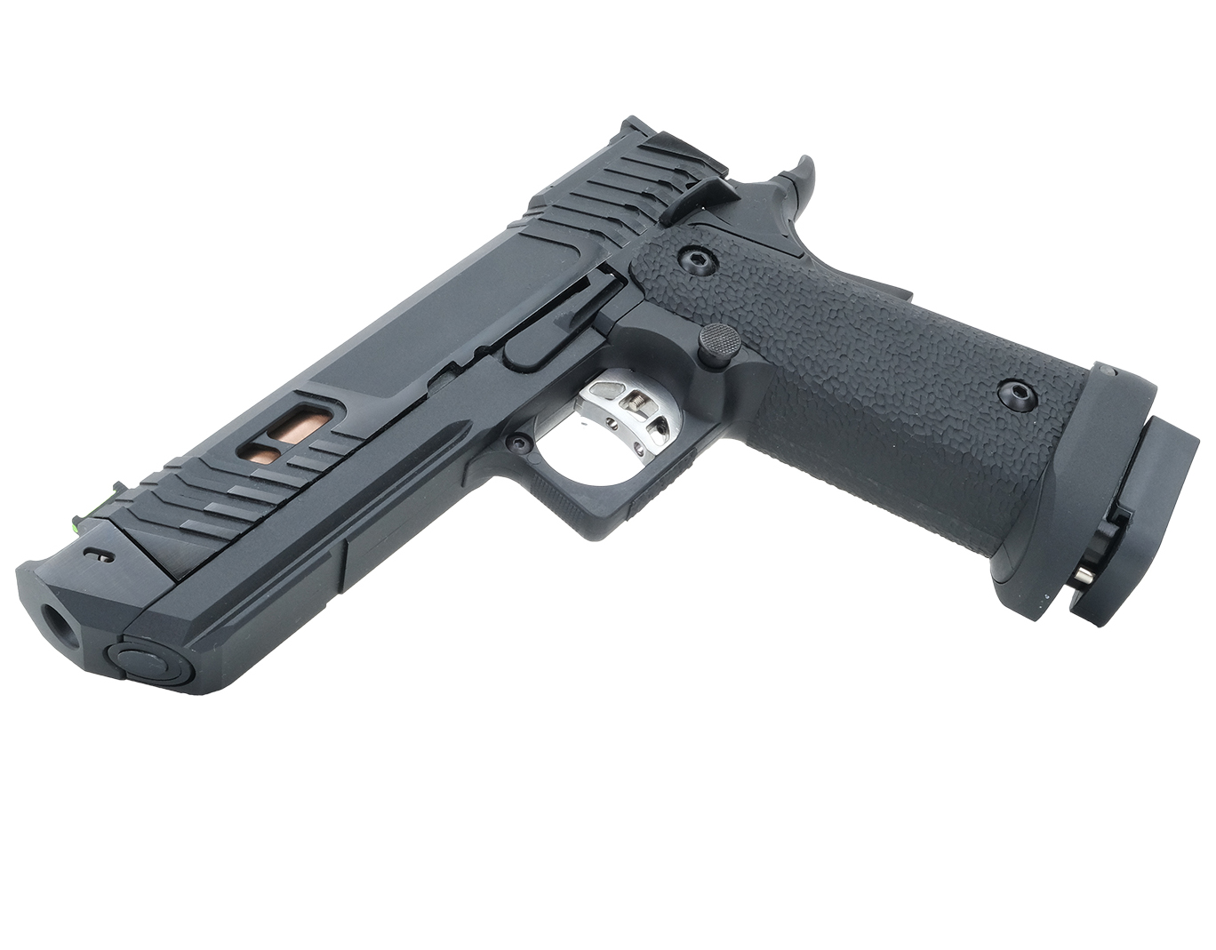 SRC Night Viper JW4 Hi-Capa Gas Airsoft Pistol Black With Hard Case ...