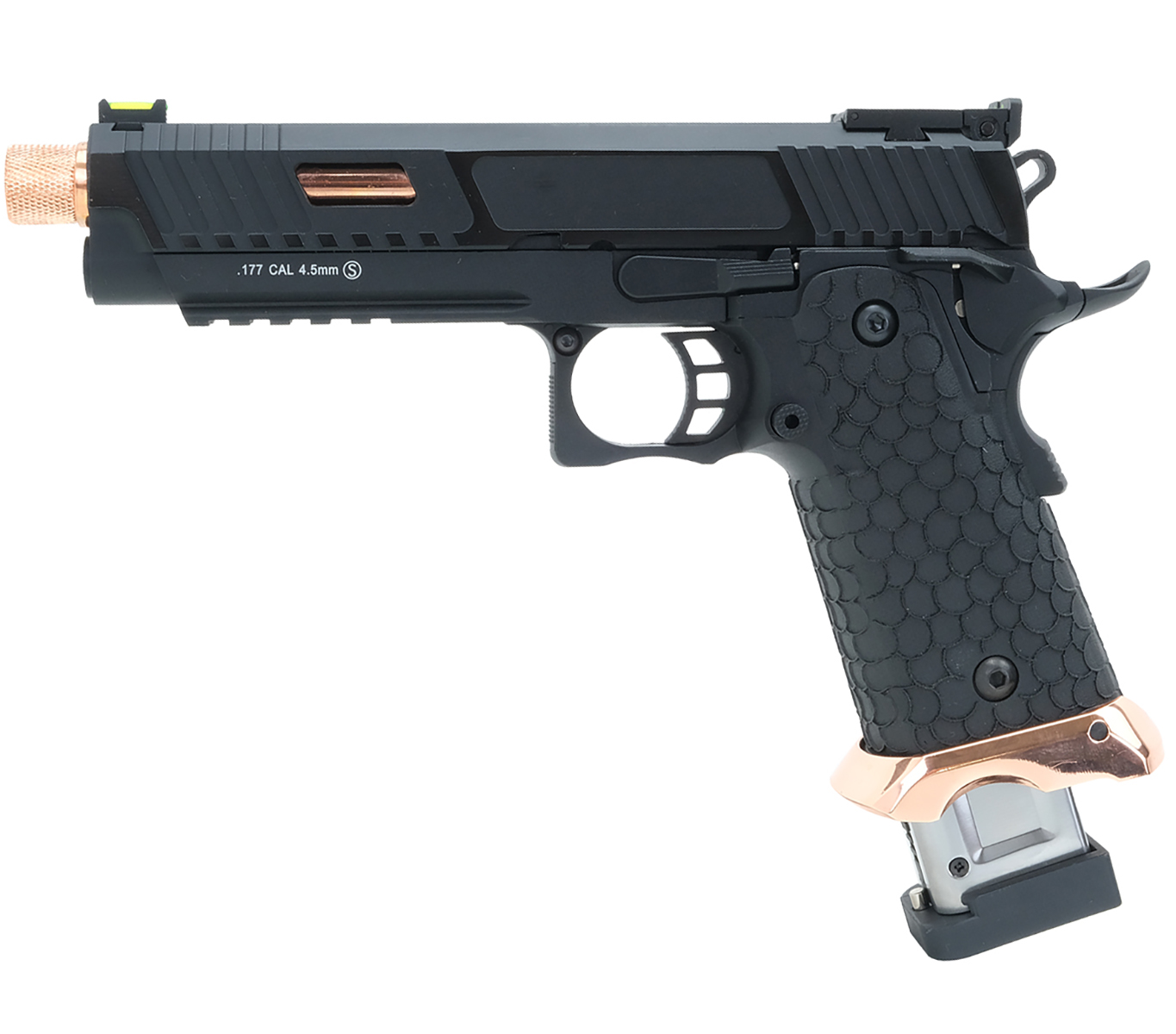 BABA YAGA EXG COMBAT MASTER HI-CAPA CO2 BLOWBACK AIR PISTOL WITH ...