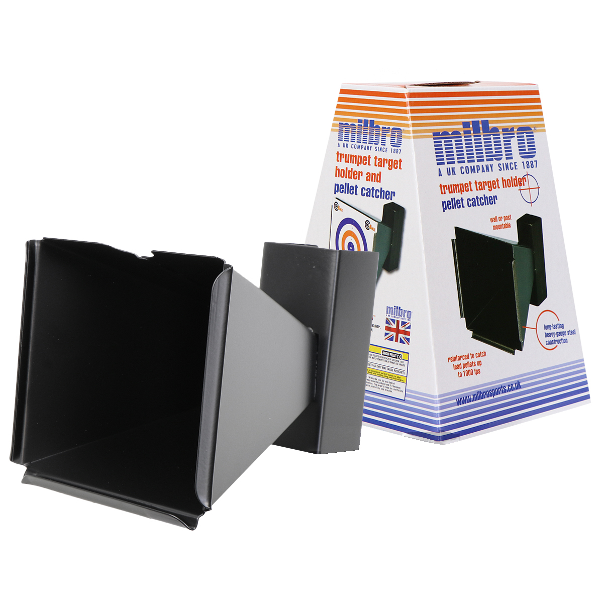 MILBRO TRUMPET TRAP TARGET HOLDER 14×14 - Trimex Wholesale UK